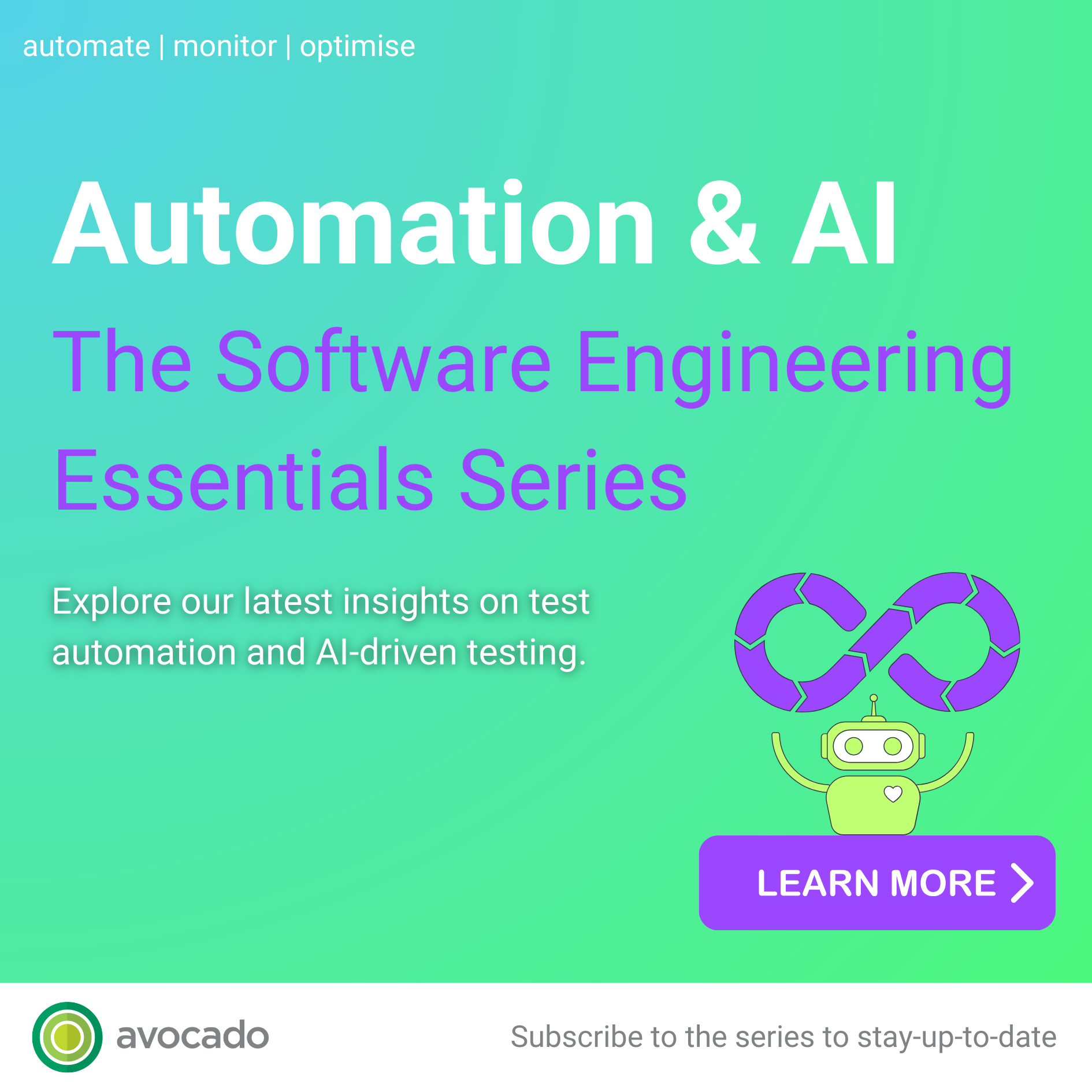 Automation And Ai The Software Engineering Essentials Series Avocado Consulting Deliver